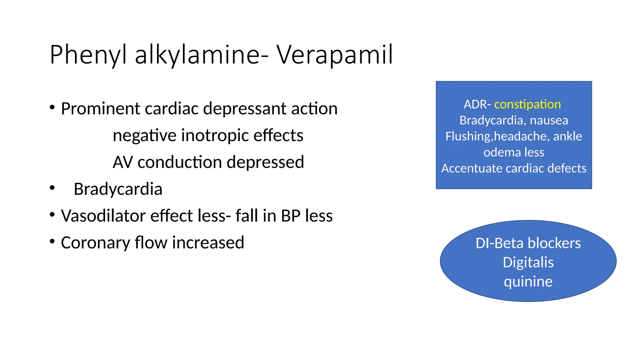 Pharmacology of Calcium Channel Blockers | PPTX