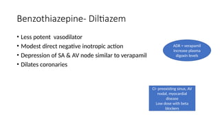 Pharmacology of Calcium Channel Blockers | PPTX