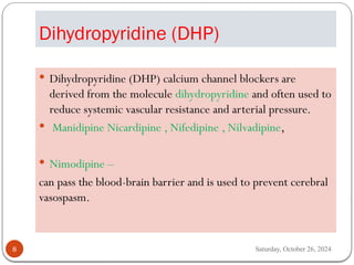 Calcium channel blockers calcium channel antagonists or calcium ...