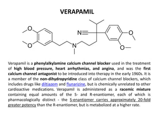 Calcium channel blockers (cc bs) | PPTX