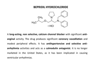 Calcium channel blockers (cc bs) | PPTX