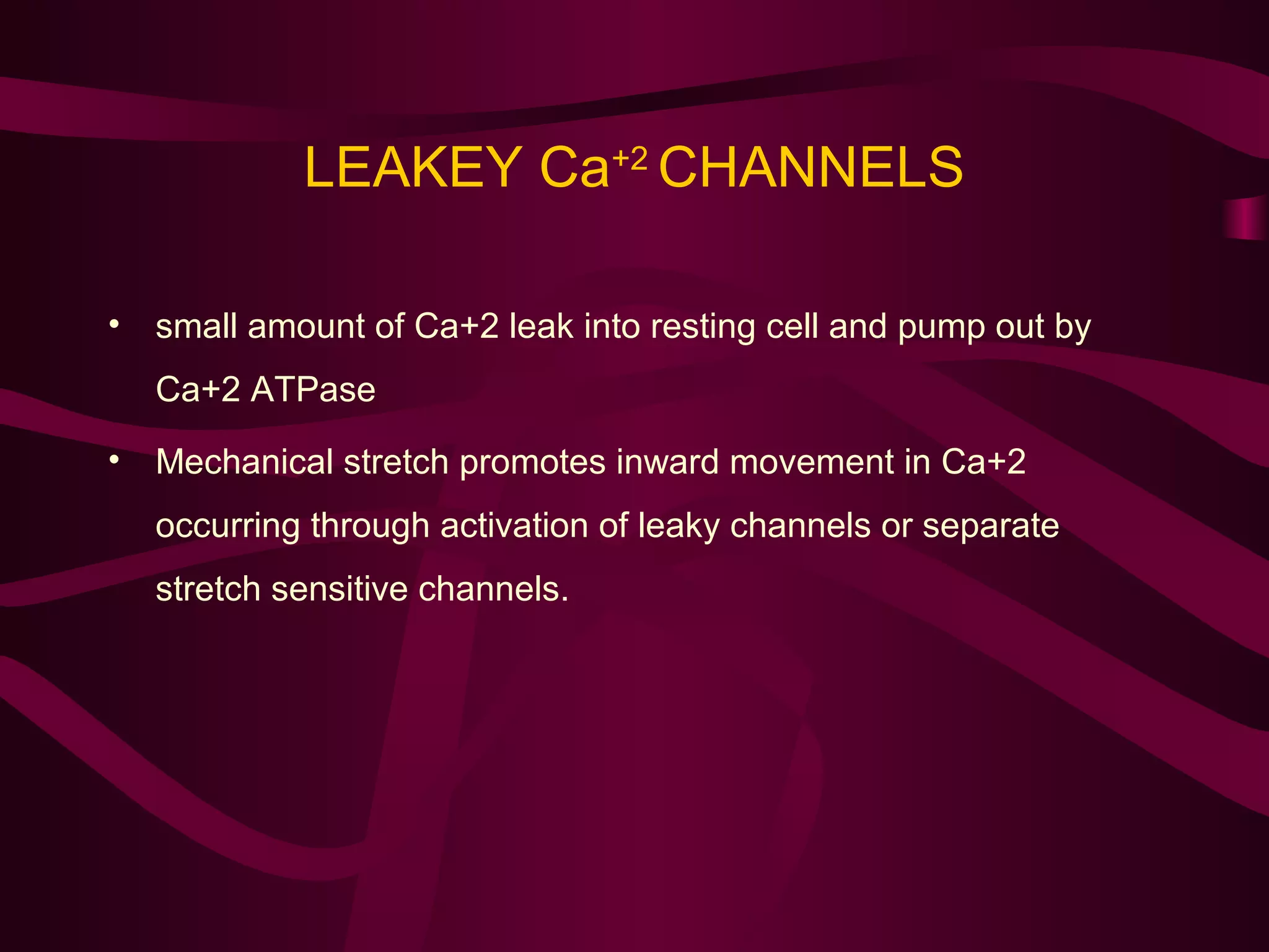 Calcium channels –physiology and Therapeutics uses.. | PPT