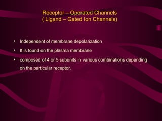 Calcium channels –physiology and Therapeutics uses.. | PPT