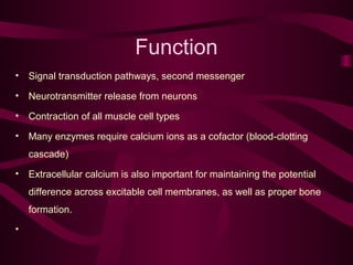 Calcium channels –physiology and Therapeutics uses.. | PPT