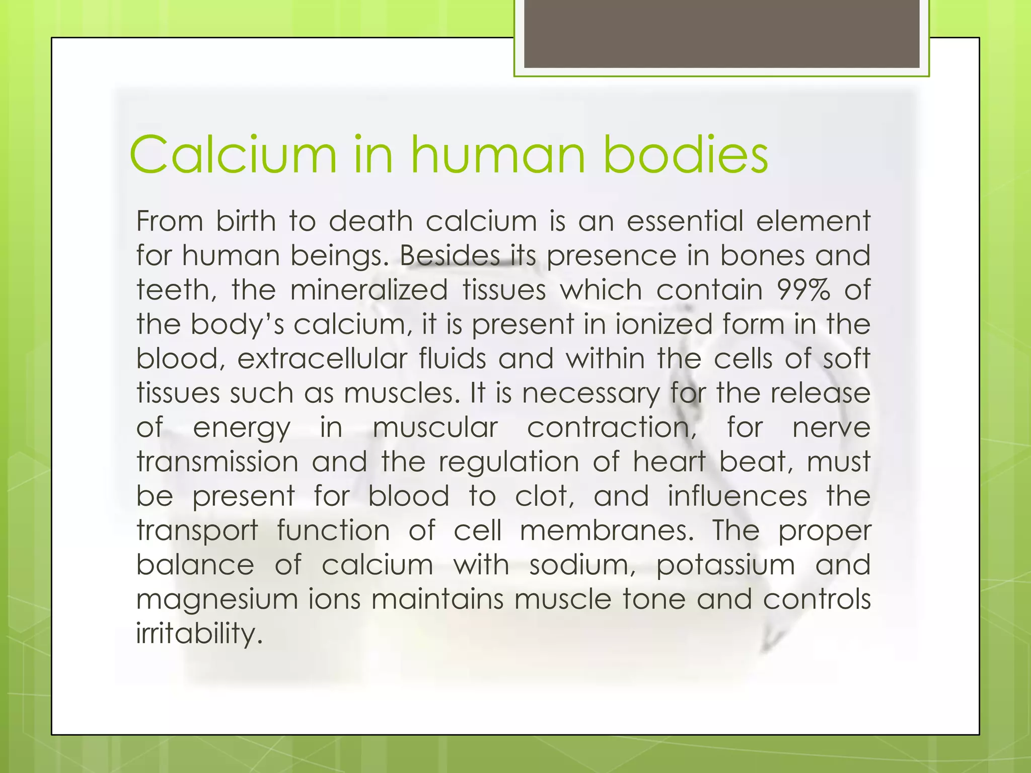 Calcium cycle | PPT