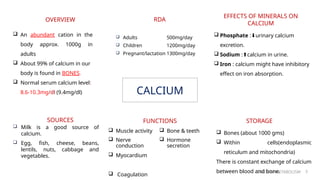 CALCIUM edited rinsha calcium metabolism | PPTX
