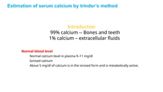calcium estimation by trinders method.pptx