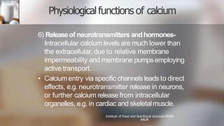 calcium functions and significance.pptx