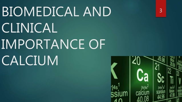 Calcium Presentation | PPT