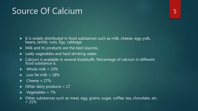 Calcium Presentation | PPT
