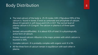 Calcium Presentation | PPTX
