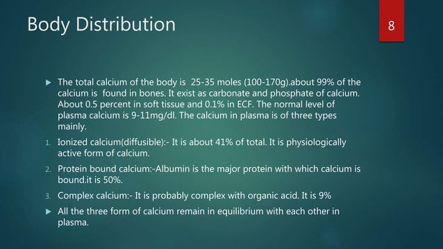 Calcium Presentation | PPT