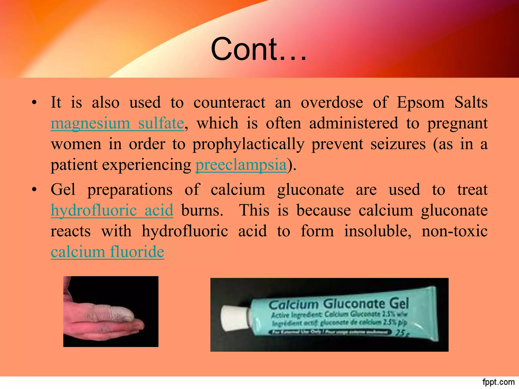Calcium gluconate | PDF