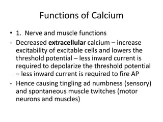 Calcium homeostasis | PPTX