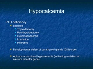Calcium homeostasis | PPT