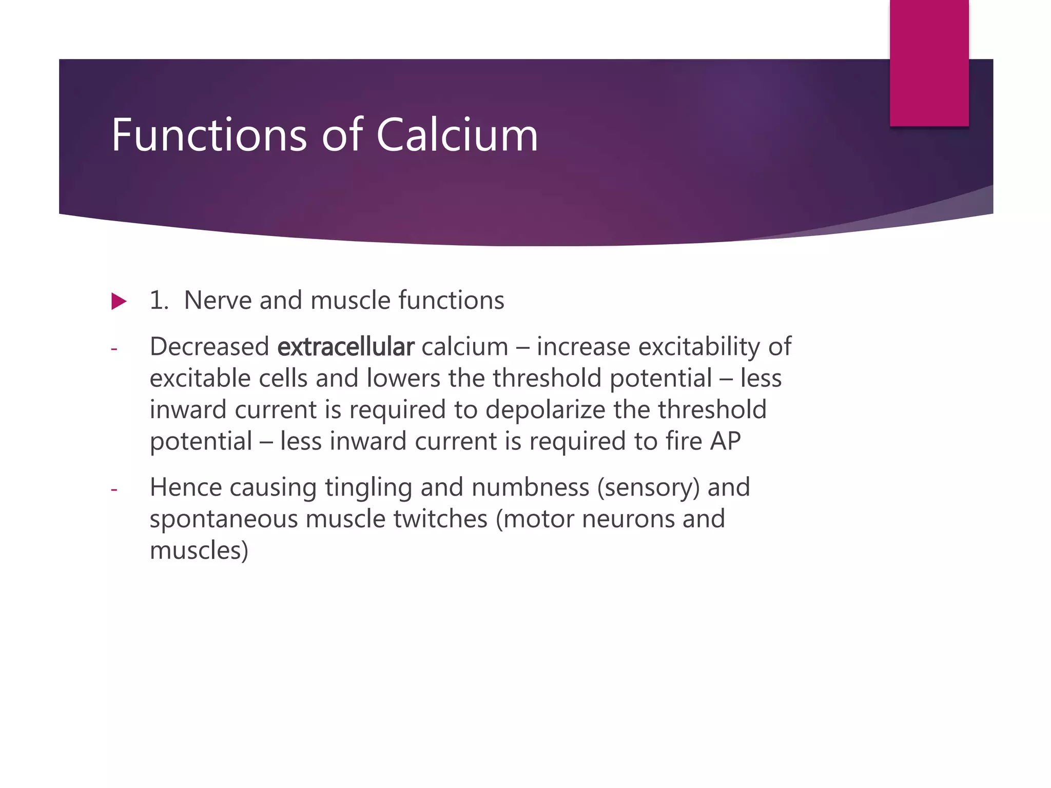 Calcium homeostasis | PPTX