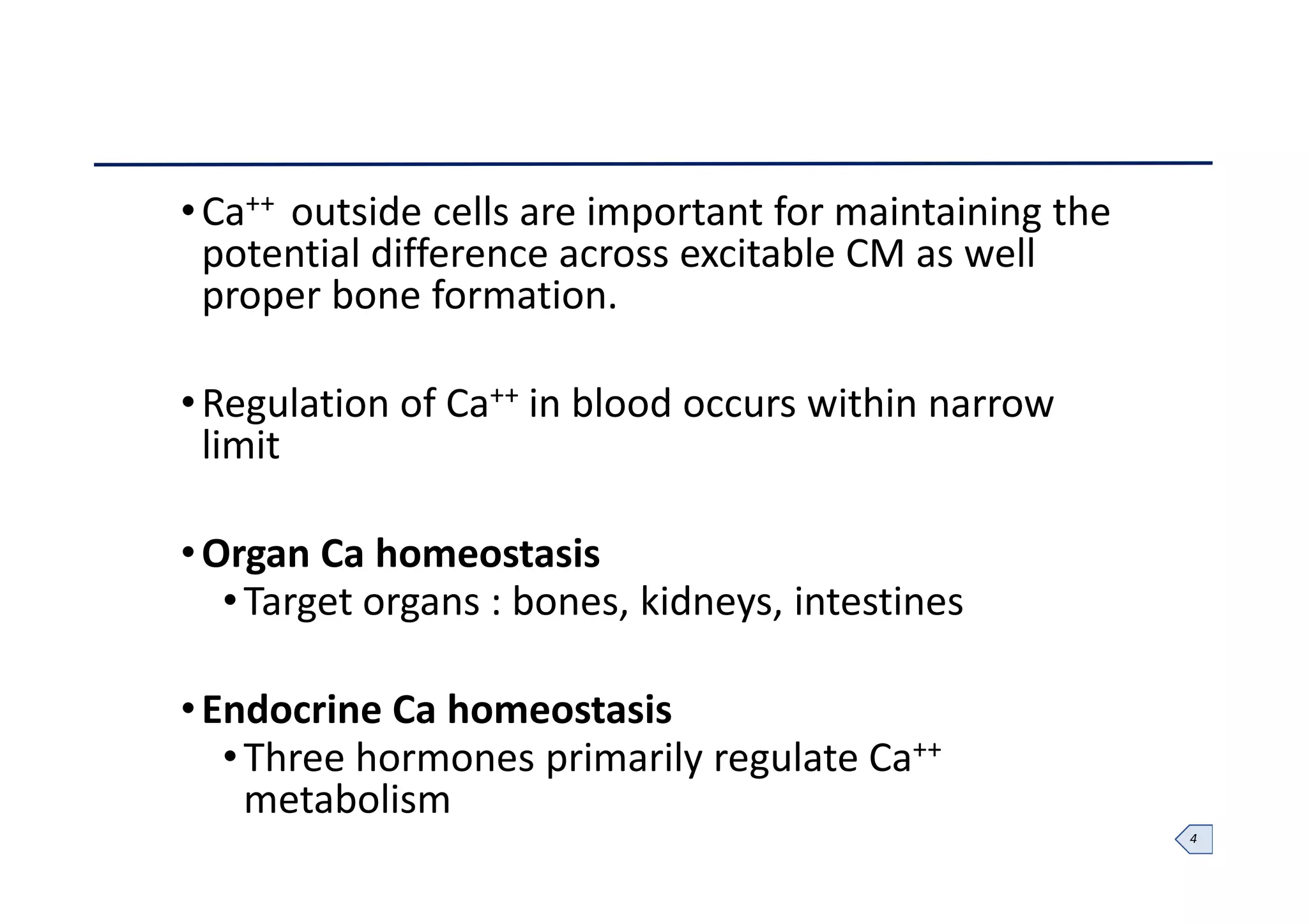 Calcium homeostasis | PDF