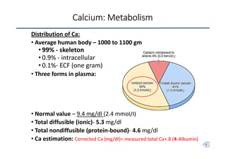 Calcium homeostasis | PDF
