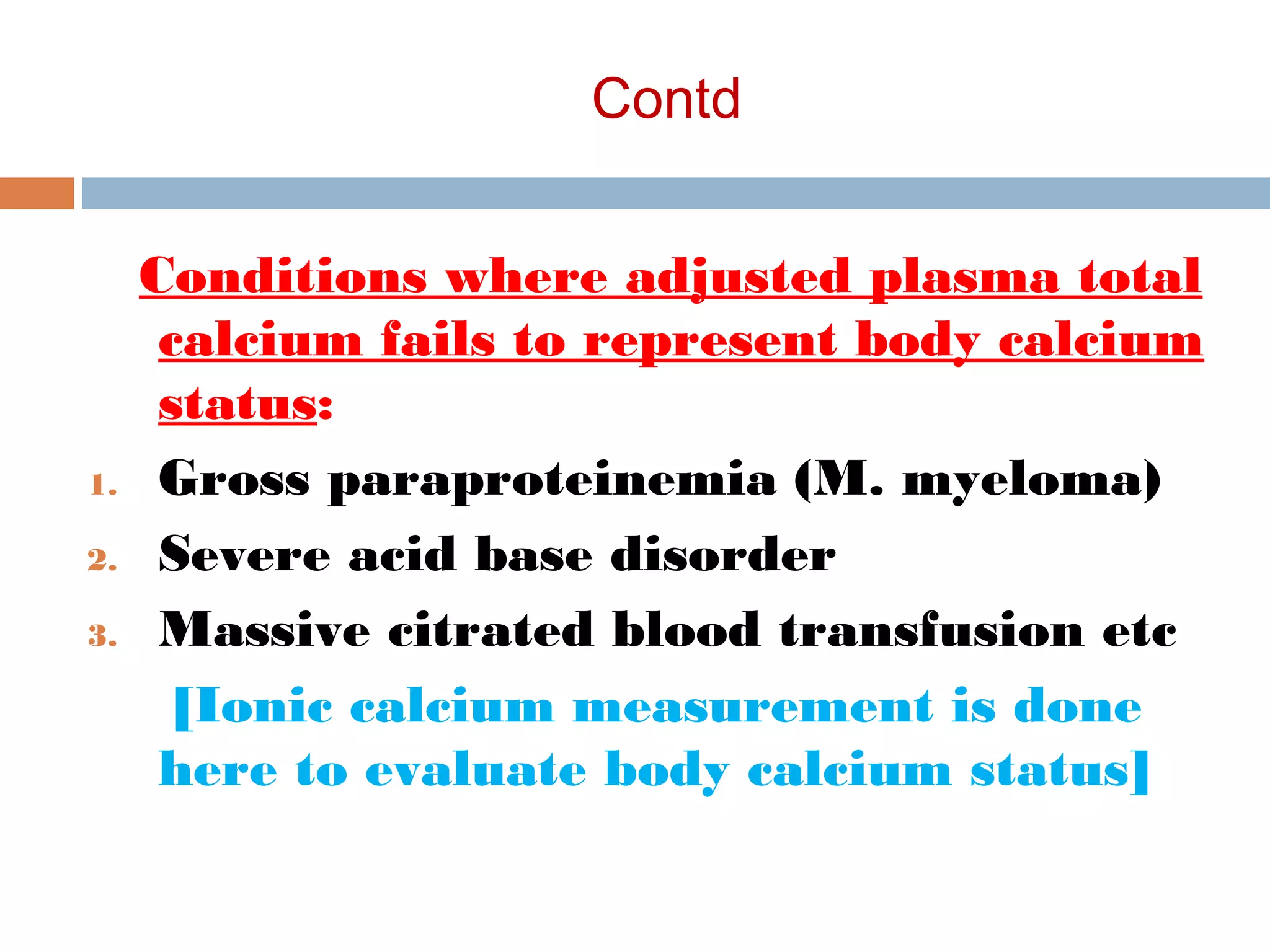 Calcium homeostasis & its related disorders | PPT