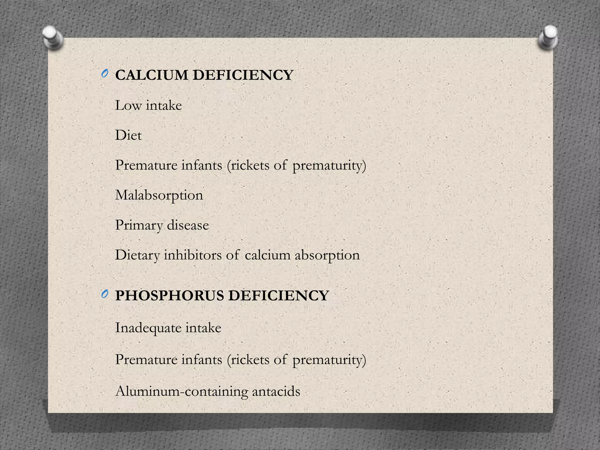Calcium homeostasis & rickets | PPT