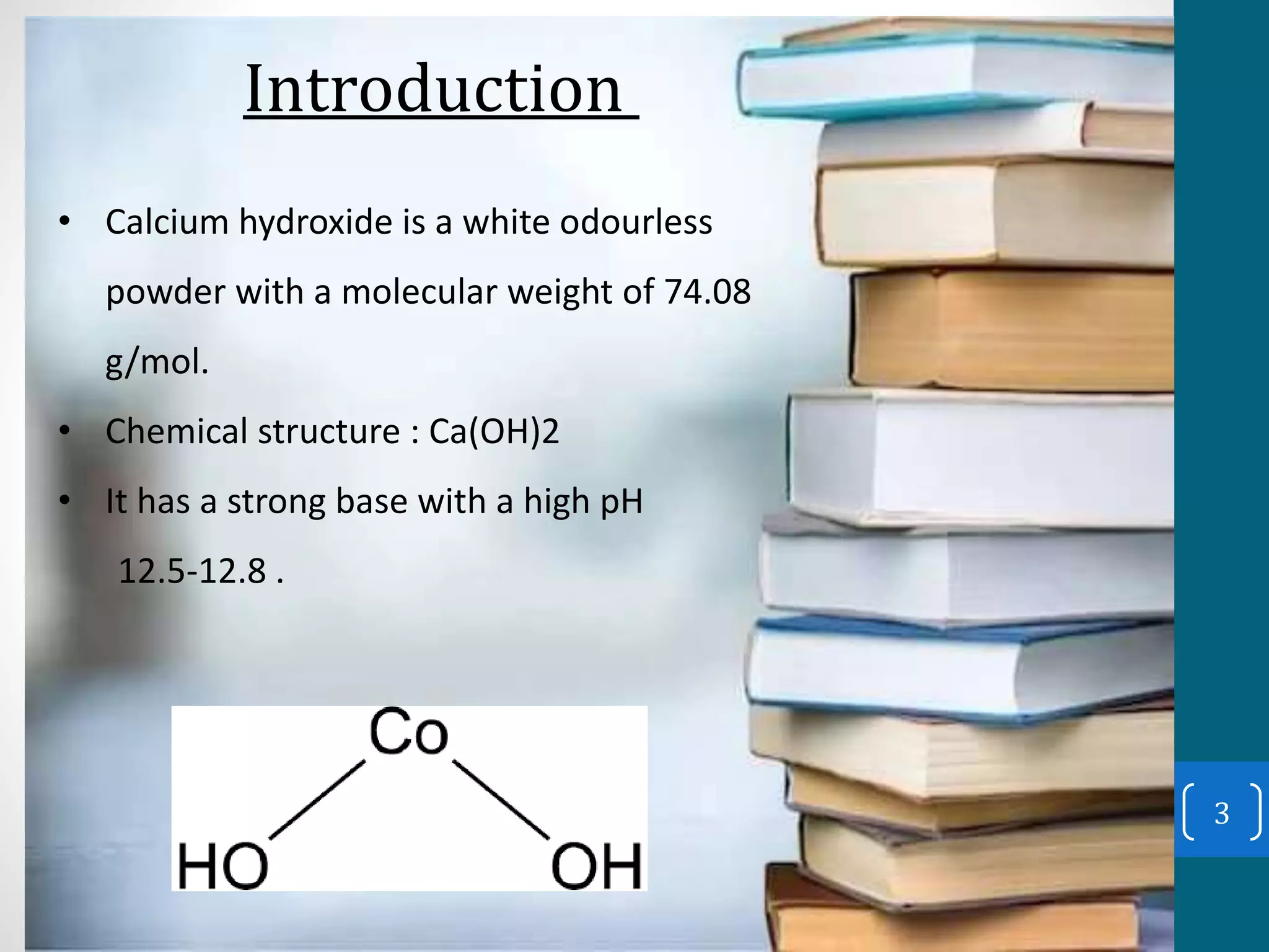 Calcium hydroxide main | PPTX