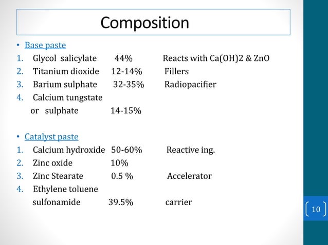 Calcium hydroxide main | PPTX