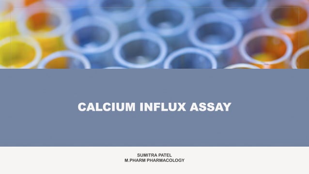 calcium influx assay | PDF