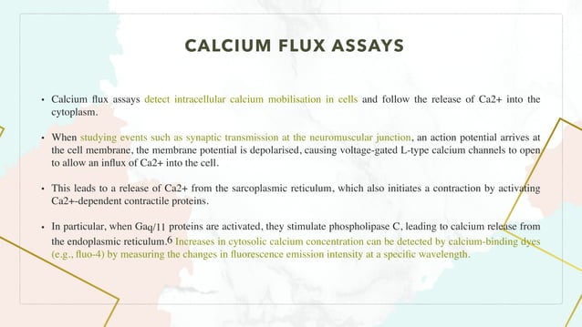 calcium influx assay | PDF