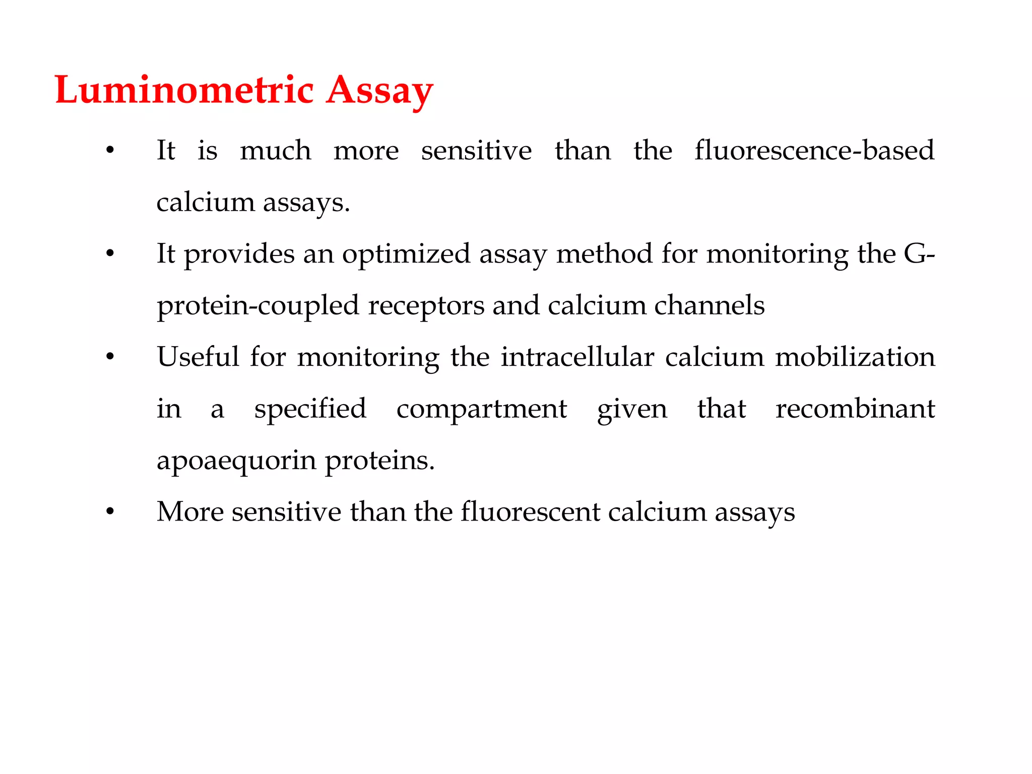 Calcium influx assays | PDF
