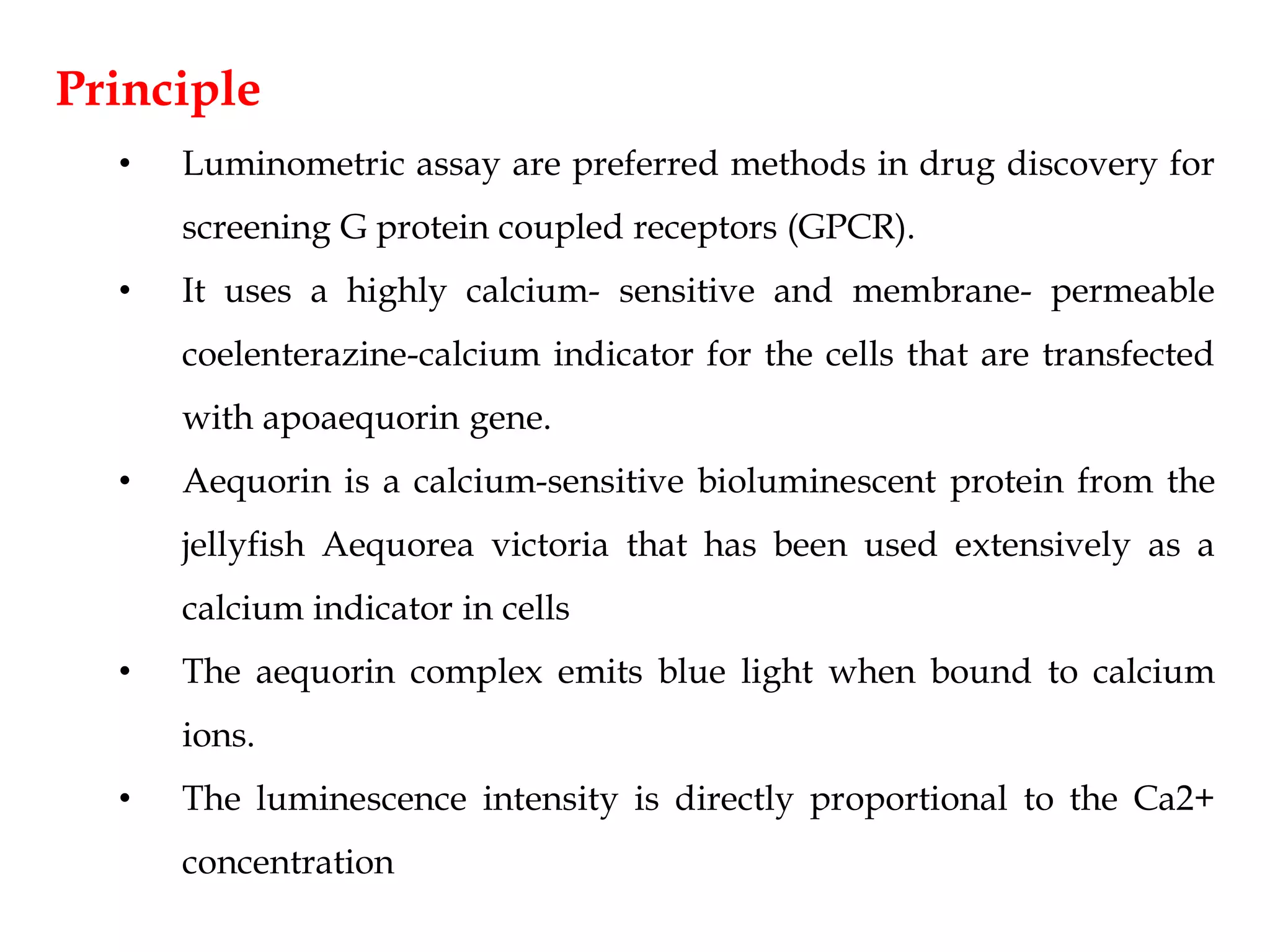 Calcium influx assays | PDF