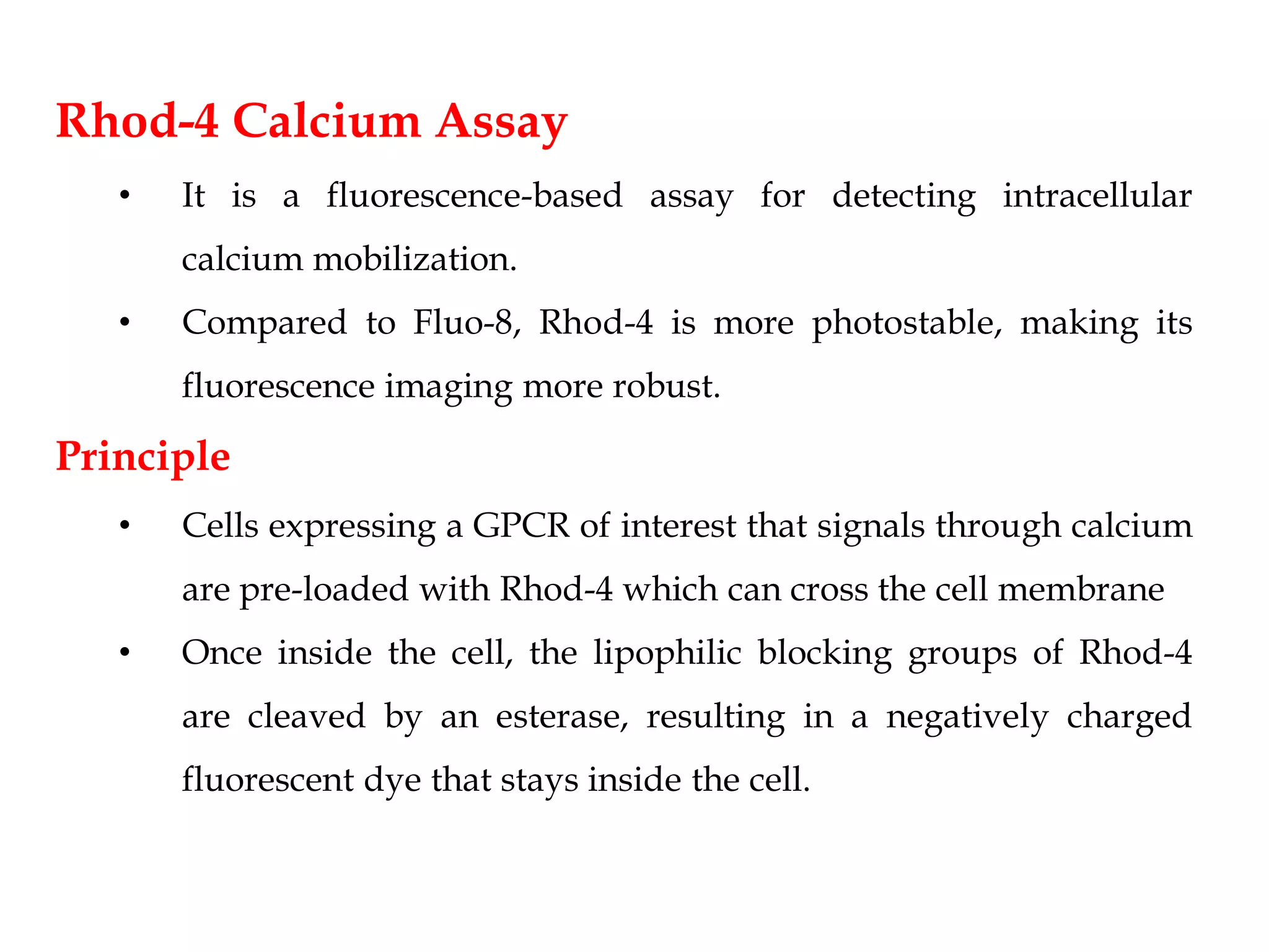 Calcium influx assays | PDF