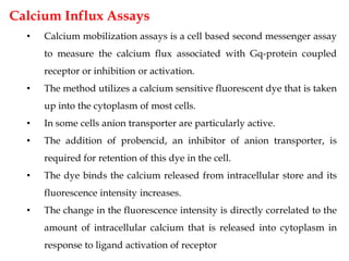 Calcium influx assays | PDF