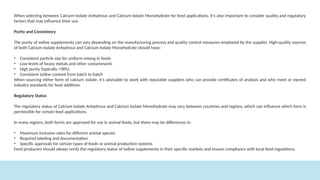 Understanding Iodate Variants in Animal Feed Formulations | PPTX