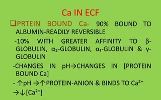 Calcium metabolism | PPTX