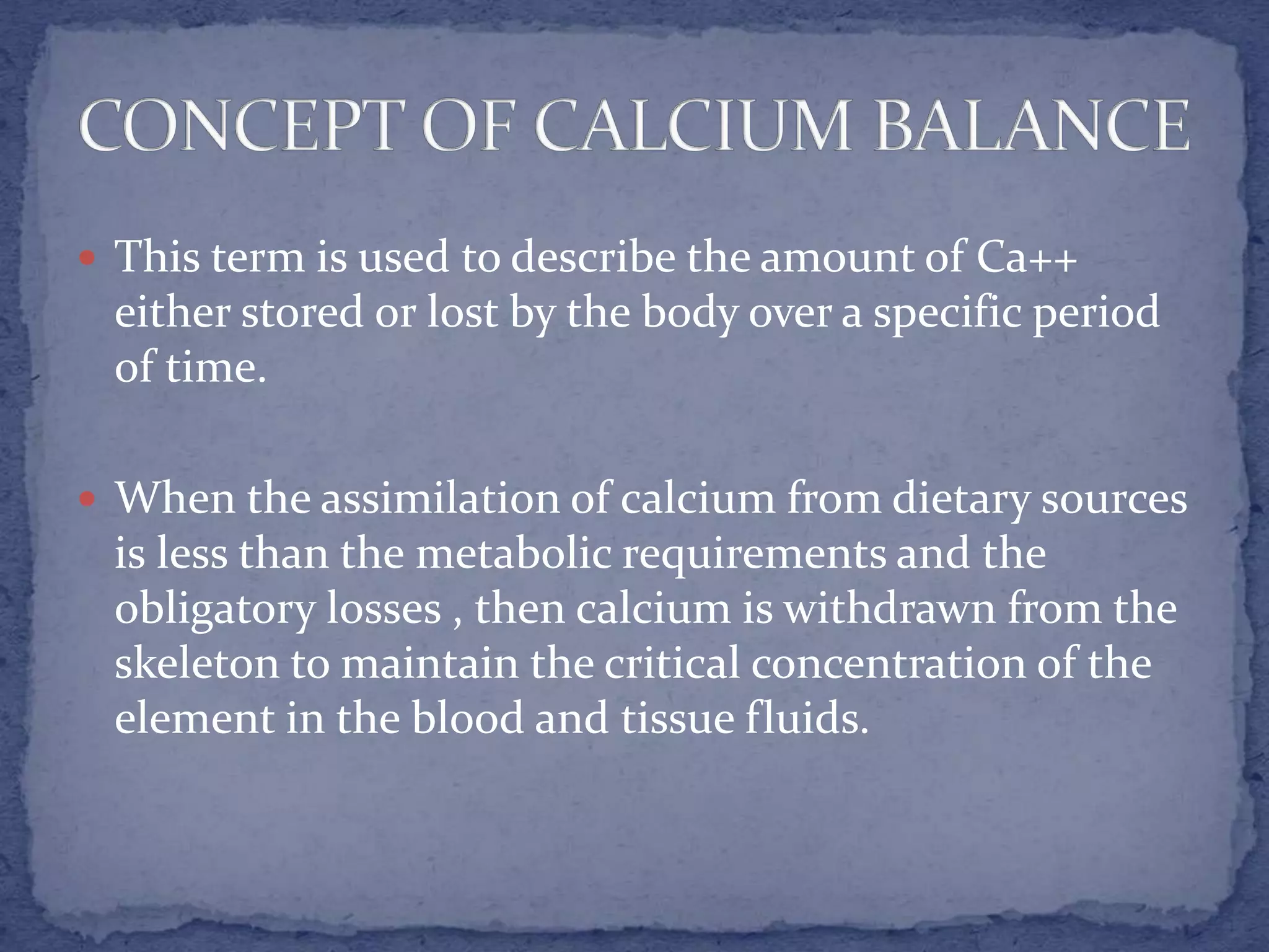 Calcium metabolism | PPTX