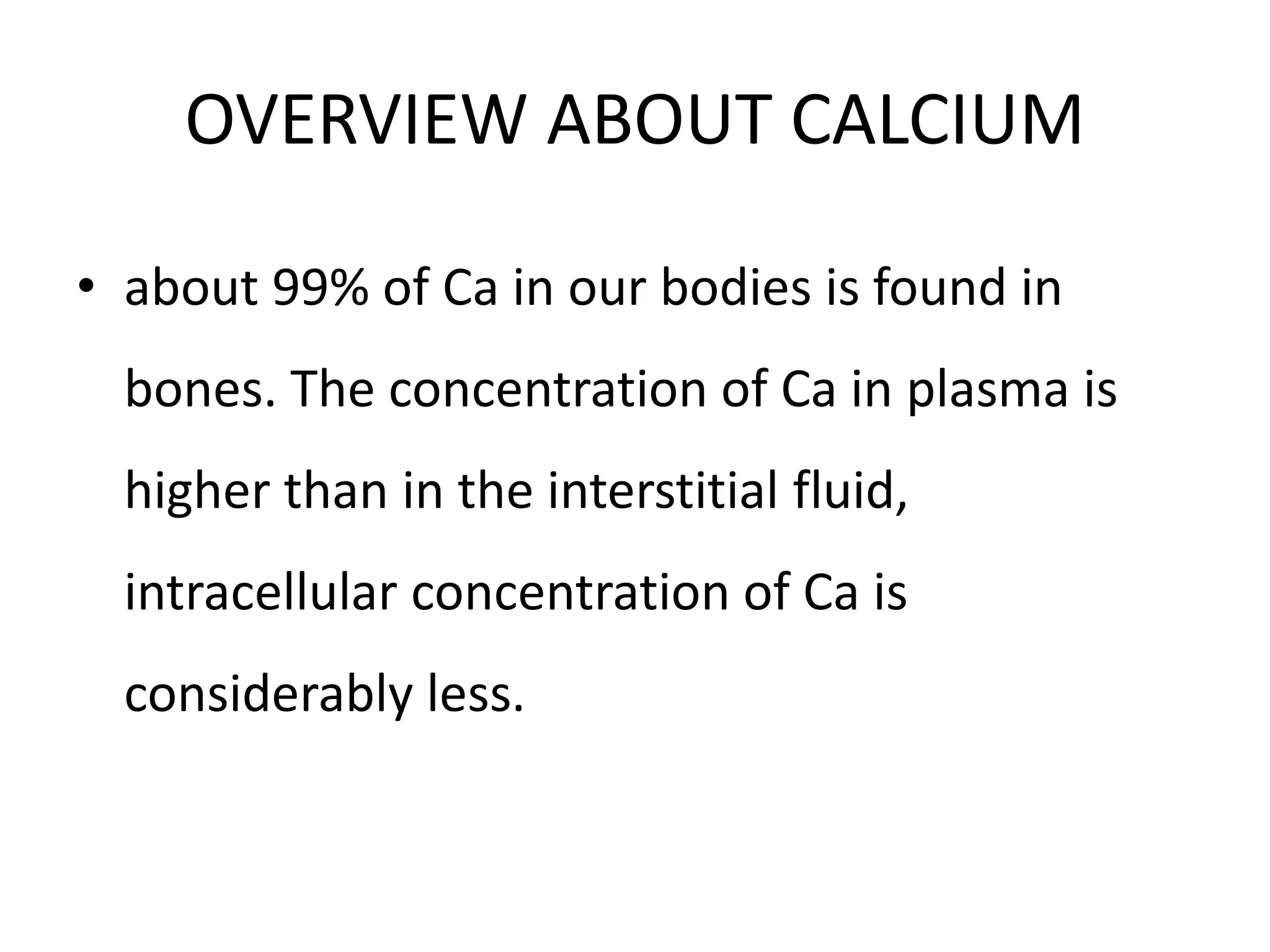 Calcium metabolism | PPTX