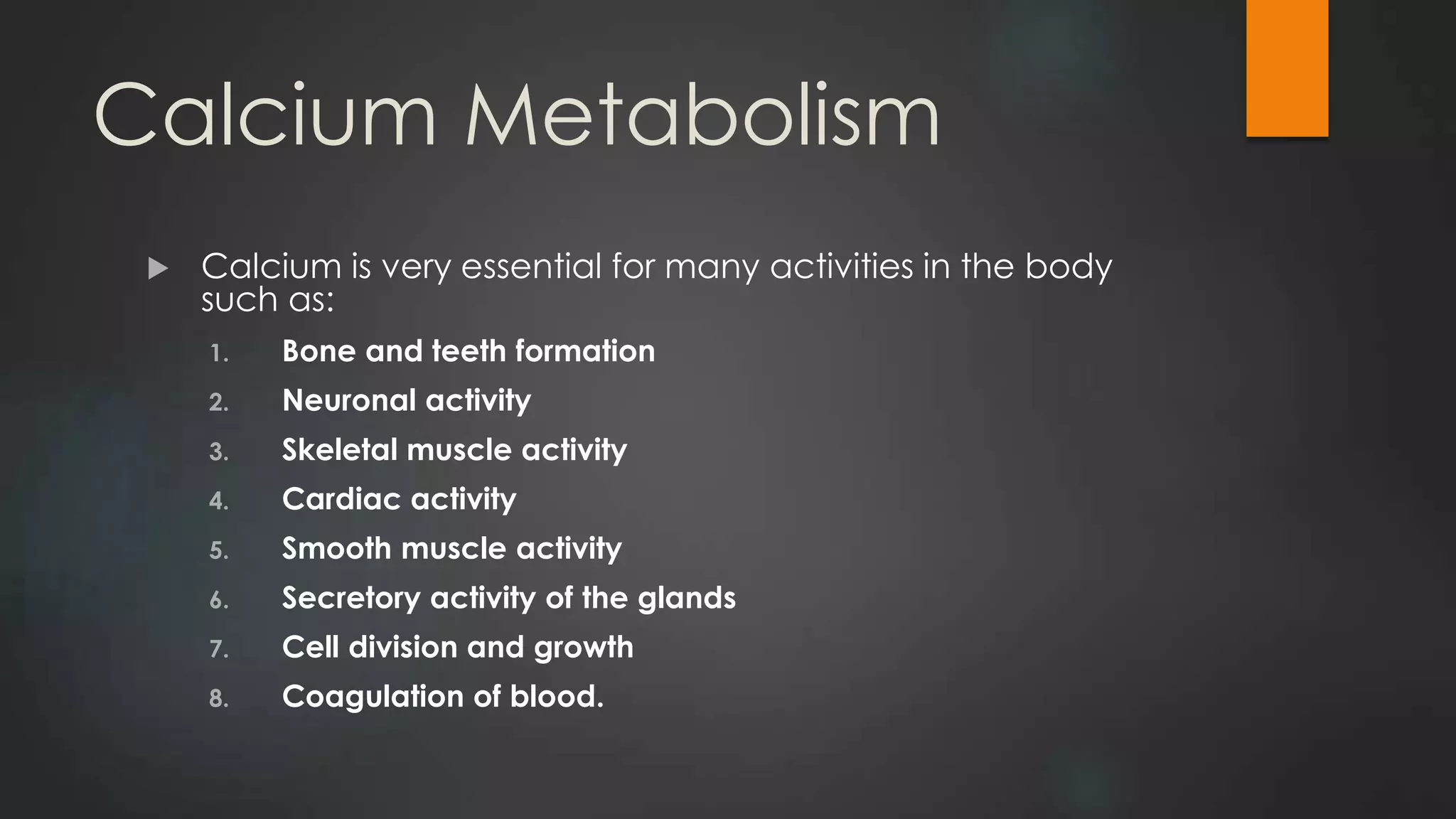 Calcium metabolism | PPTX