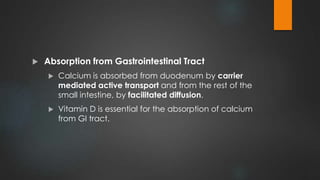 Calcium metabolism | PPTX