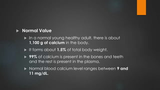 Calcium metabolism | PPTX