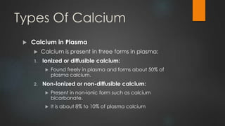 Calcium metabolism | PPTX