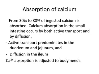 Calcium metabolism | PPTX