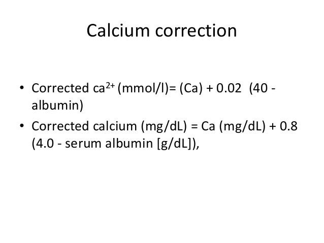Calcium metabolism