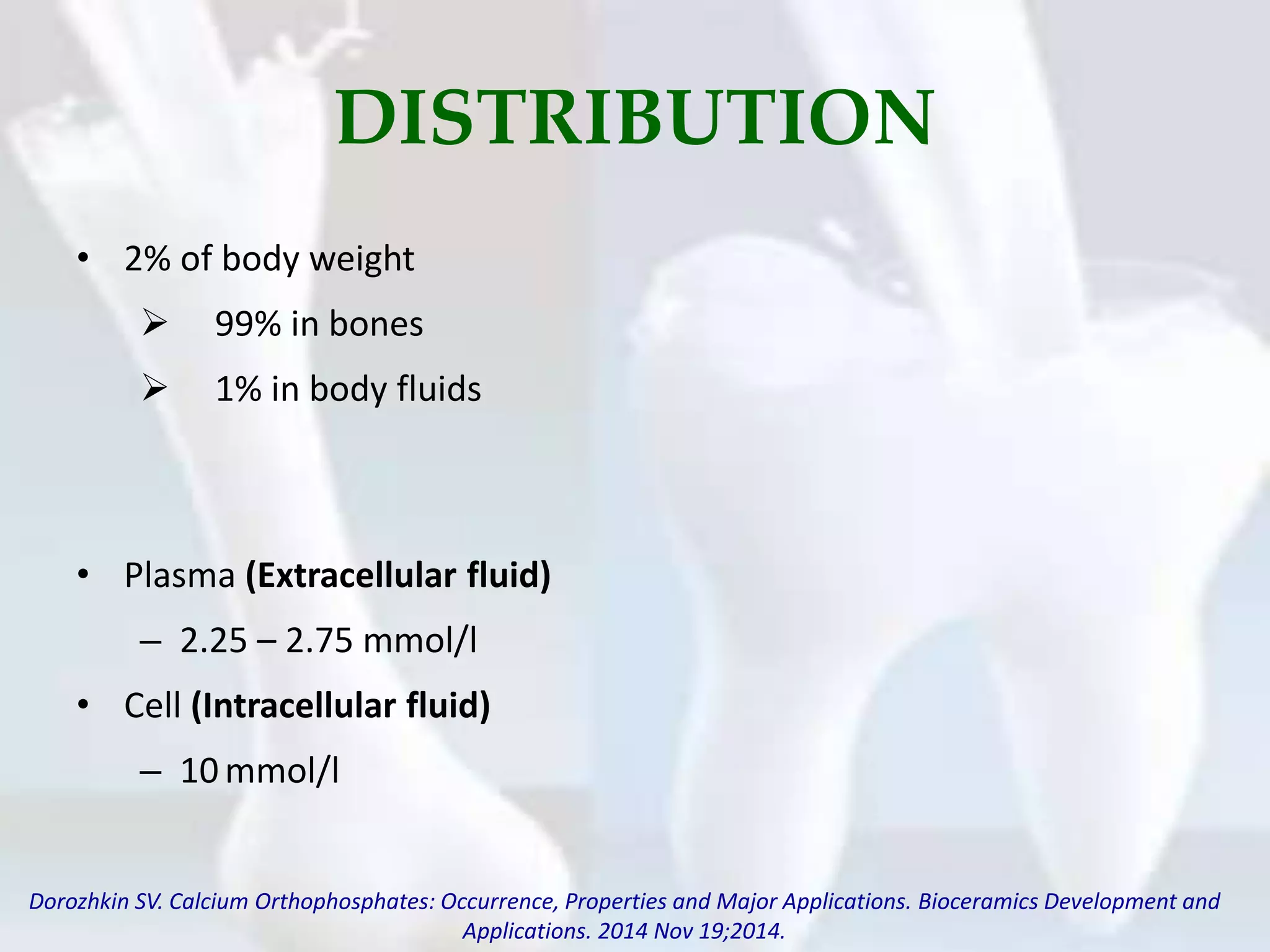 Calcium metabolism | PPTX