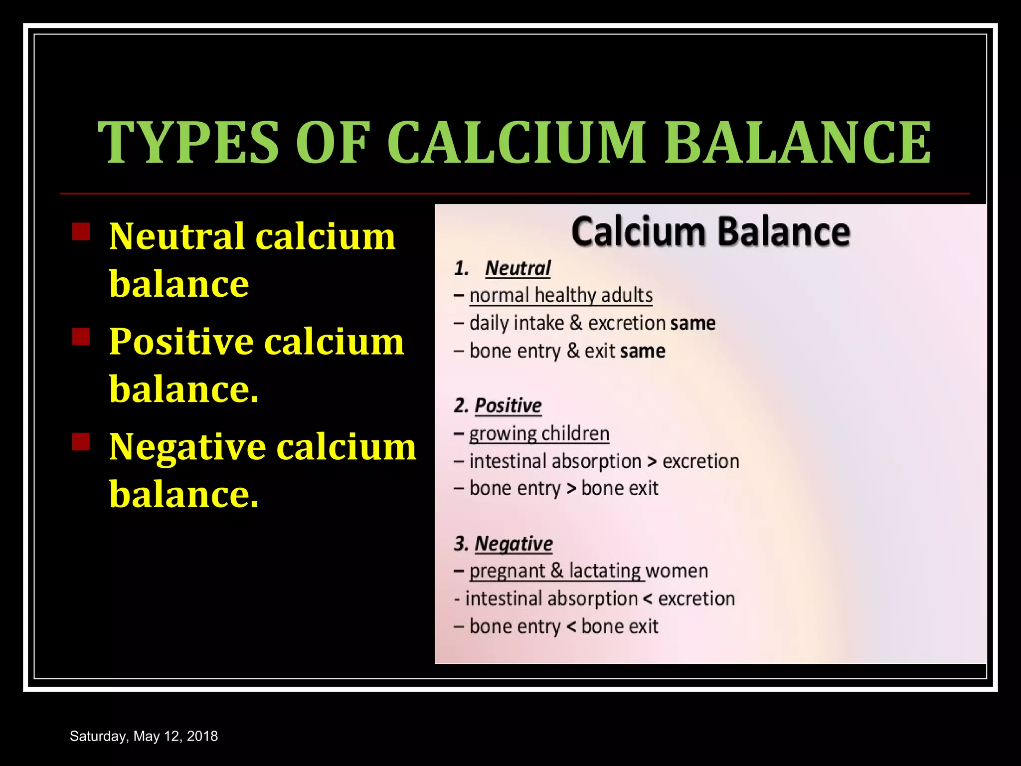 CALCIUM METABOLISM | PPT