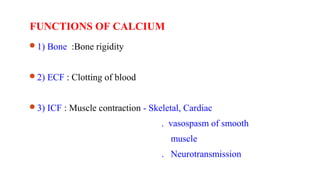 Calcium metabolism | PPT