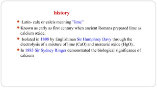 Calcium metabolism | PPT