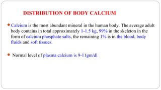 Calcium metabolism | PPT
