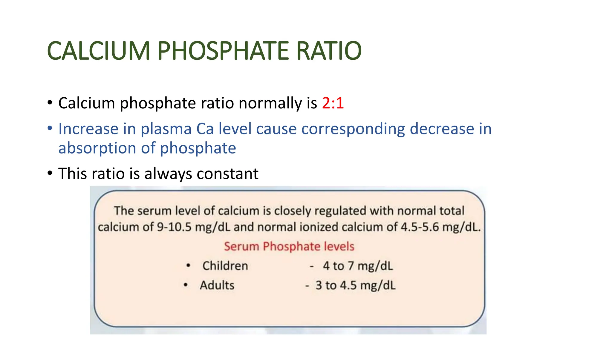 importance of calcium metabolism in orthodontics, in .pptx