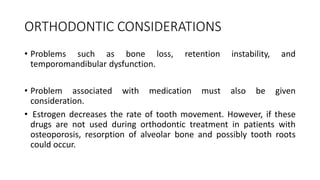 importance of calcium metabolism in orthodontics, in .pptx