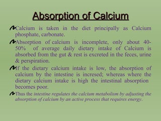 CALCIUM_METABOLISM.power point presentation | PPT